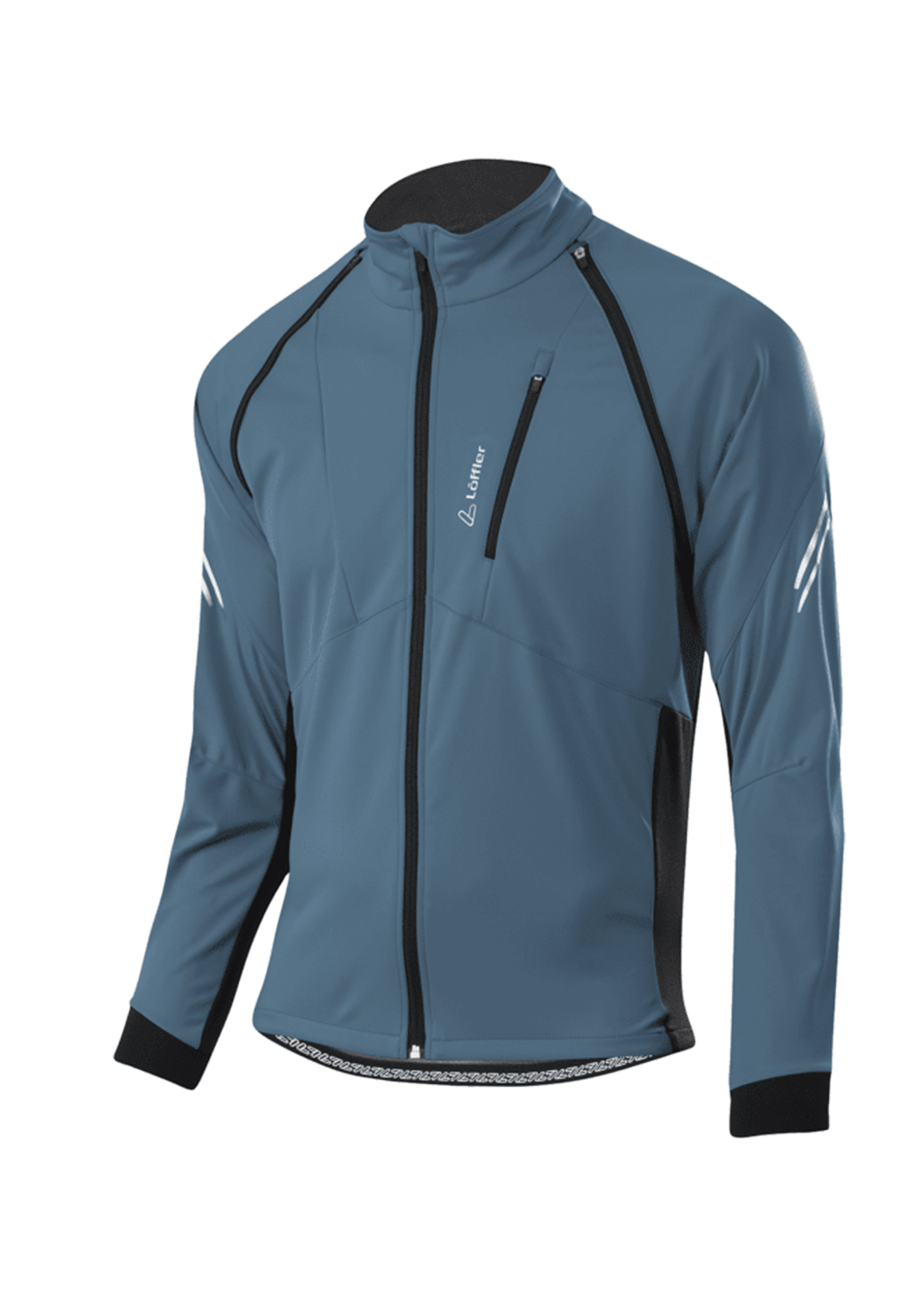 Löffler Bike zip-off jacket dark petrol - Mijnten.nl