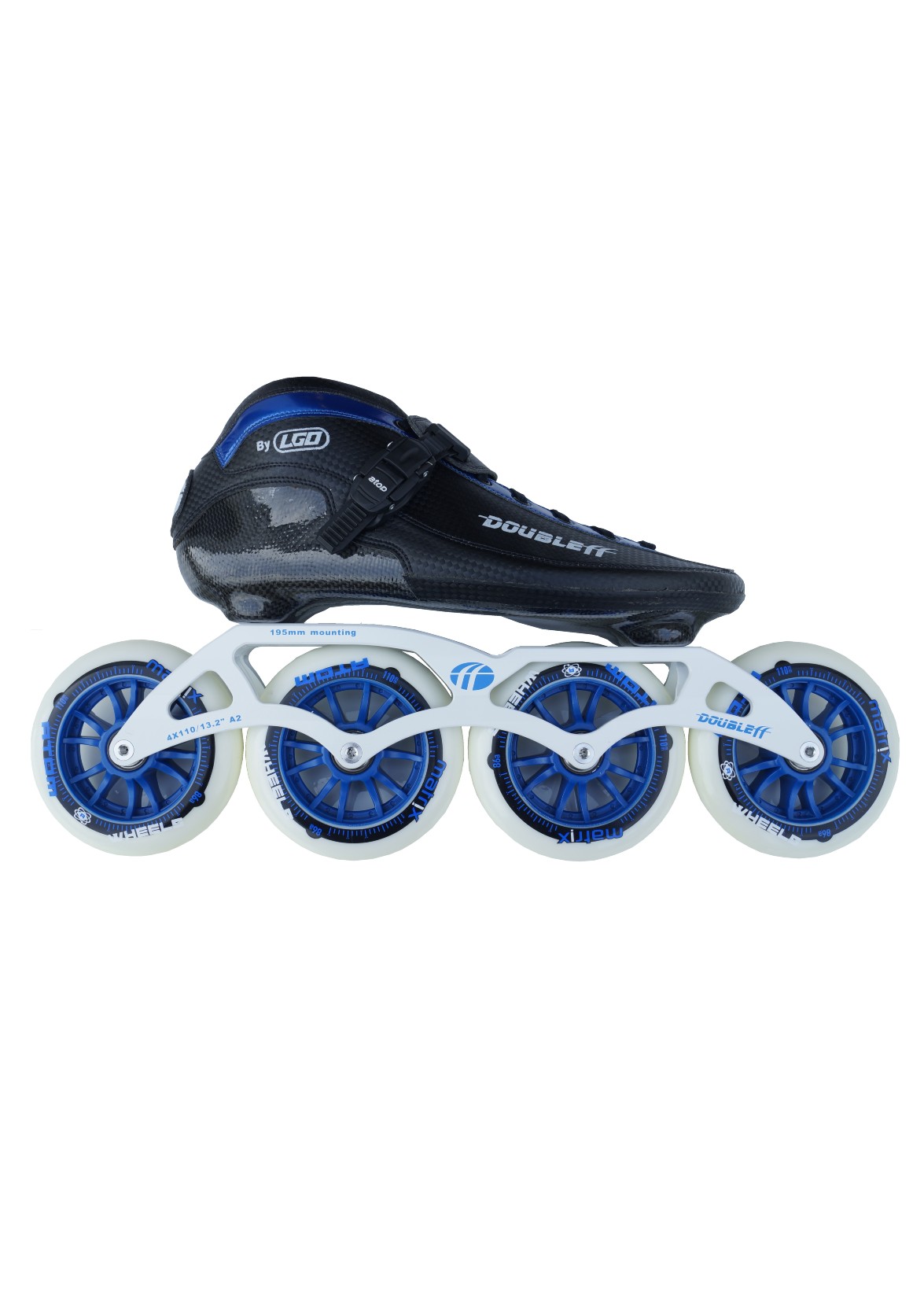Doubleff A1 schoen, A2 frame - inline skate - Mijnten.nl